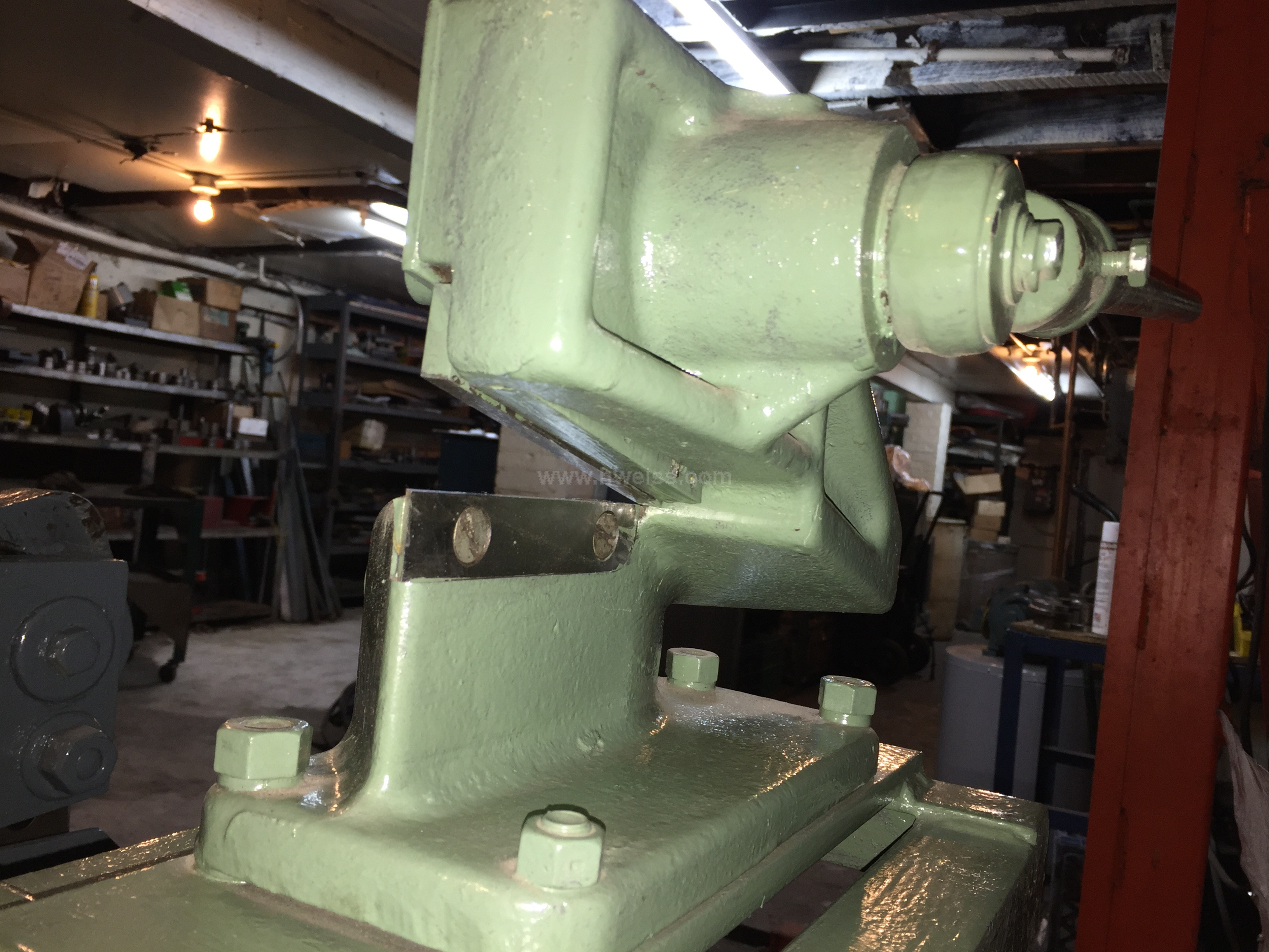 Model 38 Manual Whitney Bench Shear on Stand